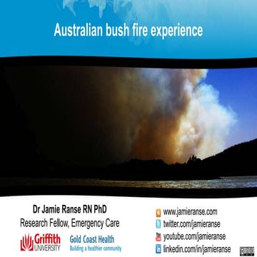 Australian bush fire experience | PPT | Australia and Oceania Travel ...
