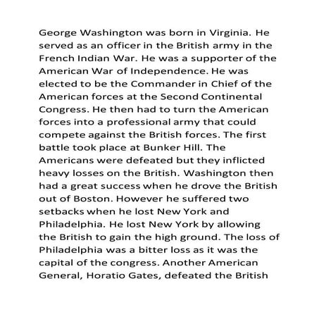 George washington | PDF