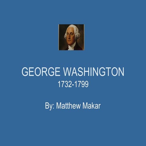 Oral presentation george washington | ODP