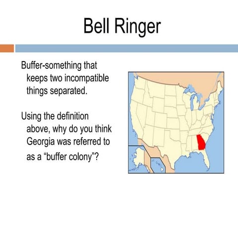 Georgia: A Debtor and Buffer Colony | PPTX