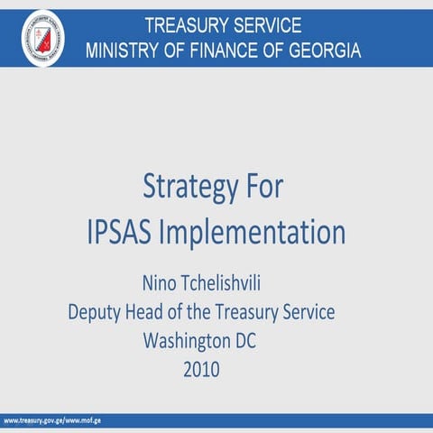 Georgia ipsas strategy for ipsas implementation | PPT