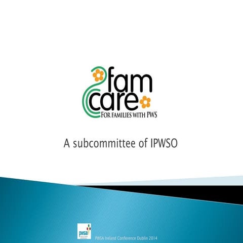 Famcare and Physical Therapy for people with PWS: Famcare | PDF