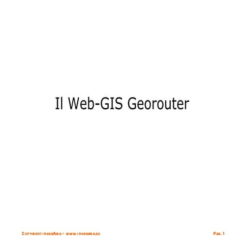 Geo router | PPT | Technology & Computing