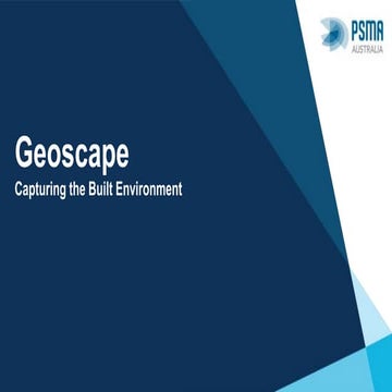 Geoscape - Capturing the built environment | PPTX