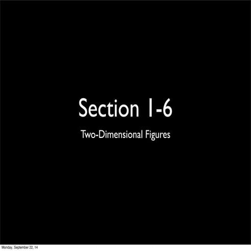 Geometry Section 1-6 1112 | PDF