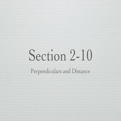 Geometry Section 2-10 | PDF