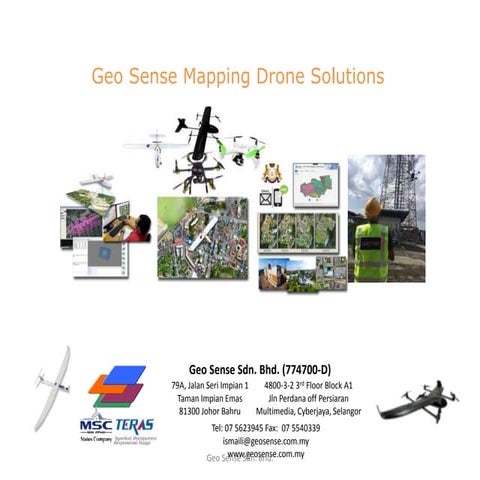 Geo sense drone mapping solution | PPTX
