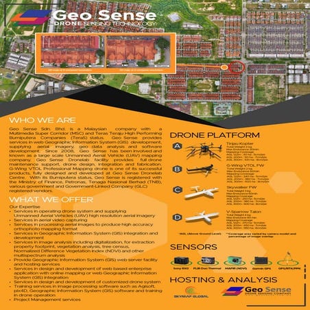 Geo sense Drone Service Brochure | PDF