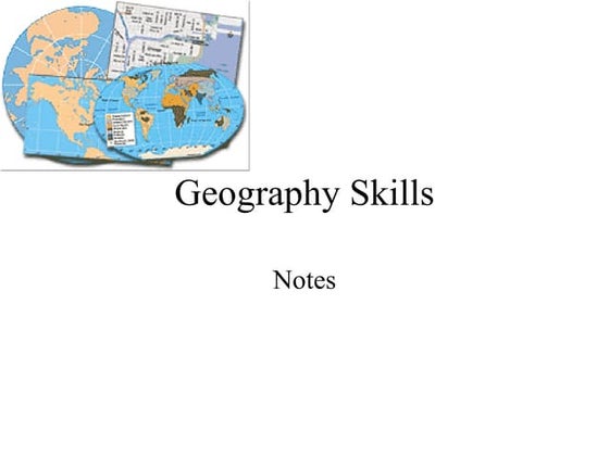 Maps and globes | PPT