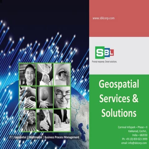 Geospatial services | PPT | Cloud Computing | Internet