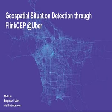 Virtual Flink Forward 2020: Geospatial Situation Detection through ...