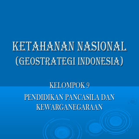 Geostrategi | PPT