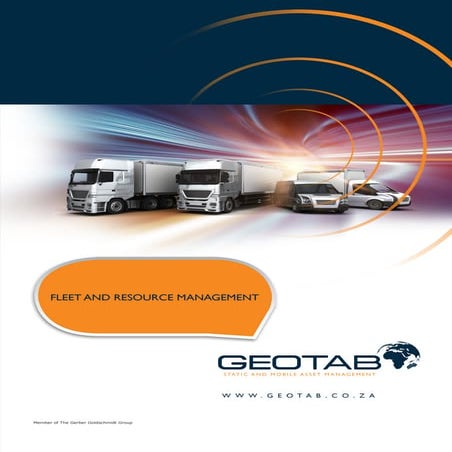 Geotab Overview | PDF