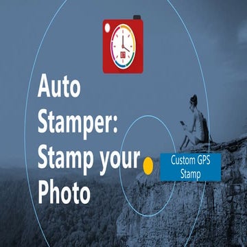 Geo tag stamp on Photo | PPTX | Photo Editing Software | Computer ...