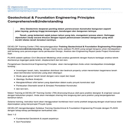 Geotechnical foundation engineering principles comprehensive ...
