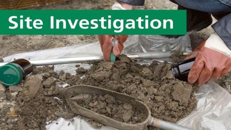 Geotech site investigation