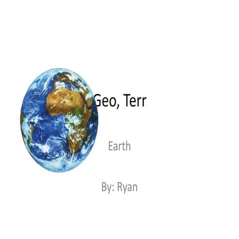 Geo, terr | PPTX