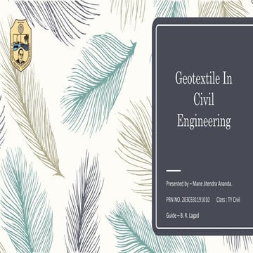 Geotextile In Civil Engineering.pptx