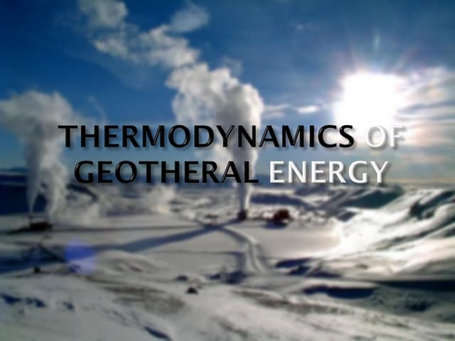 Presentation on Geothermal Energy | PPTX