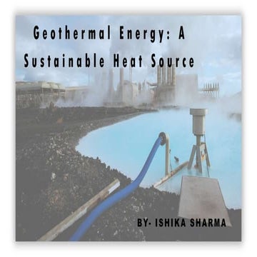 Geothermal Energy : Renewable energy sources ppt | PPTX
