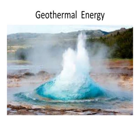 Geothermal energy | PPT