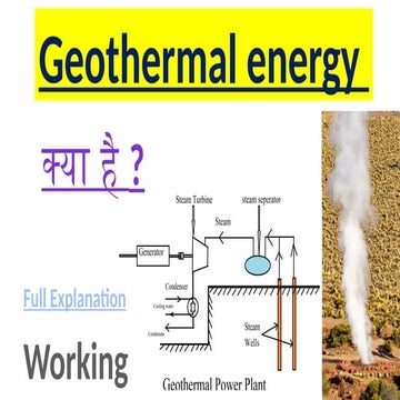 Geothermal Energy presentation all in one | PPTX