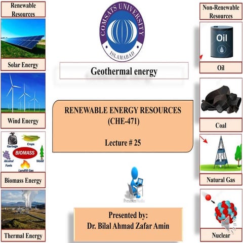 Geothermal energy renewable energy resources | PDF