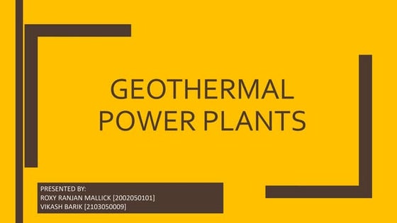 Geothermal powerpoint Exodia.pptx....... | PPT