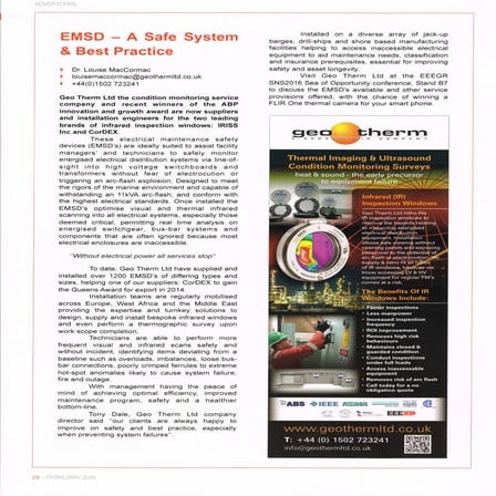 Geo Therm Ltd. EMSD a safe system & best practice | PDF