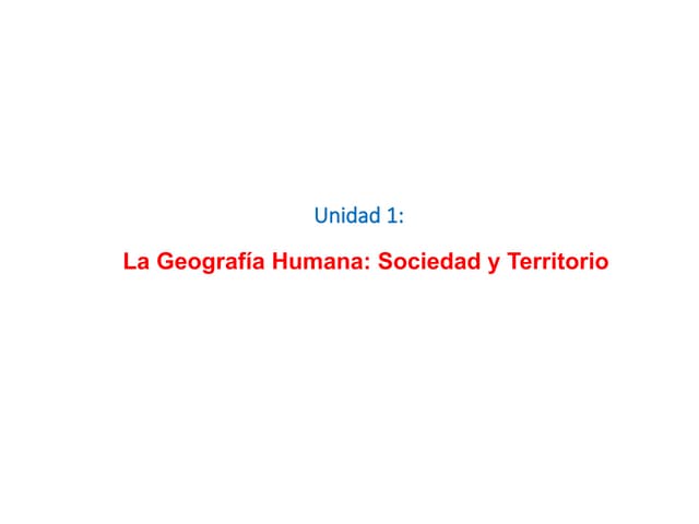 Geografía (Física y humana) | PPT