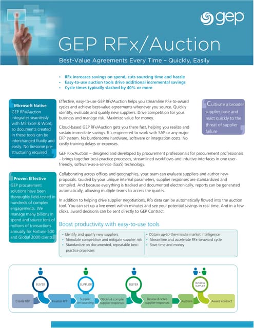 Data Sheet: GEP Contract | PDF