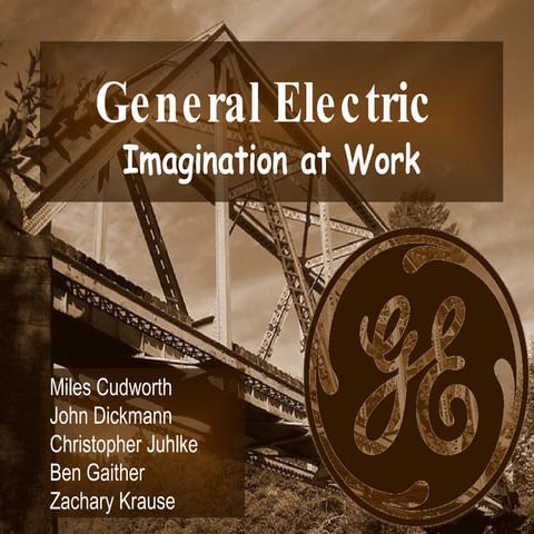 Ge Presentation | PPT