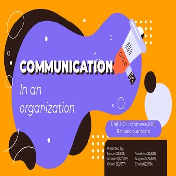 Communication and motivation Maslow’s hierarchy of needs: | PPT