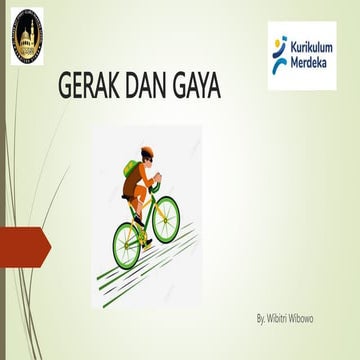 GERAK DAN GAYA | PPT