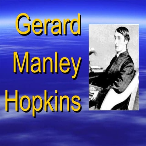 Gerard Manley Hopkins | PPT