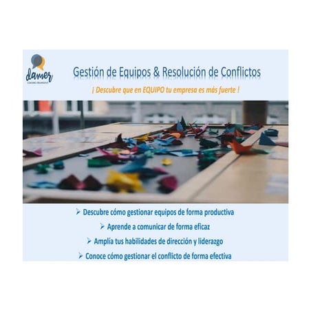 Gestión de Equipos & Resolución de Conflictos | PDF | Business ...