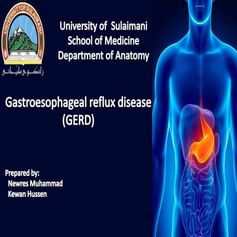 GERD | PPTX | Digestive Disorders | Diseases and Conditions