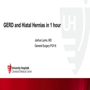 GERD treatments, further workup and basic management | PPTX