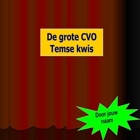 cvo temse | PPT