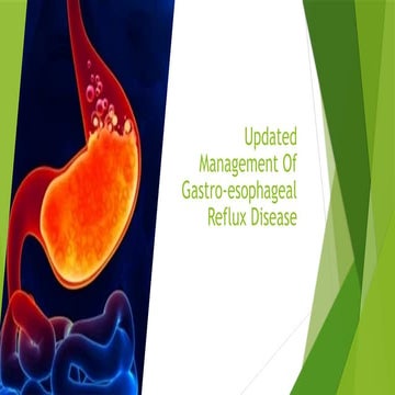 a brief presentation on gastroesophageal reflux disease.pptx