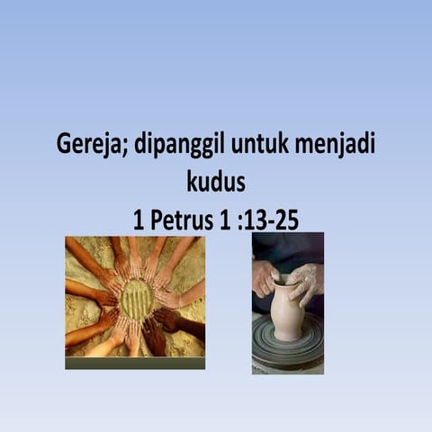 Gereja panggilan kekudusan | PPTX