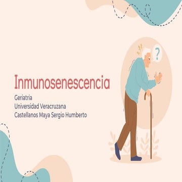 Inmunosenescencia | PPTX