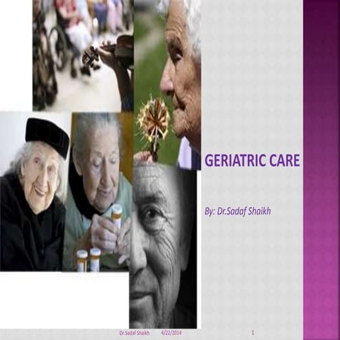 Geriatric care | PPT