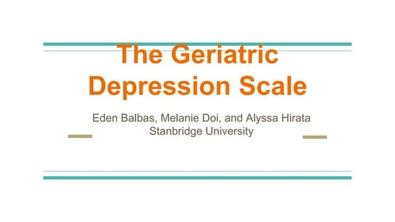 Depression ppt | PPT