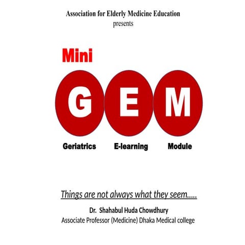Geriatric e-Learning Module in Pain Management.pptx