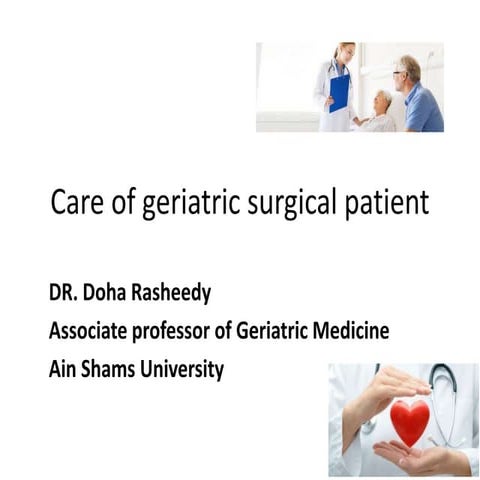 perioperative care of elderly patients | PPTX