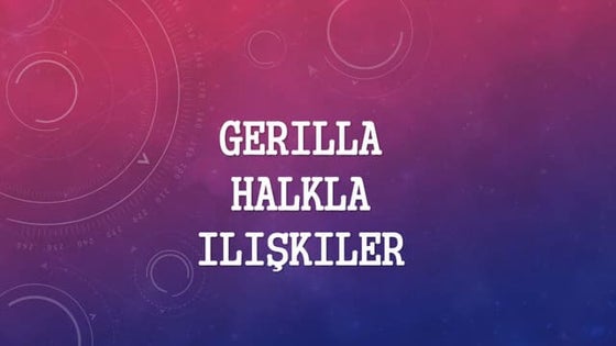 Gerilla Halkla İlişkiler | PPTX