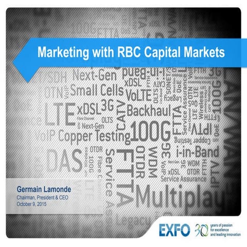 Marketing with RBC Capital Markets - Oct 9 2015 | PPT