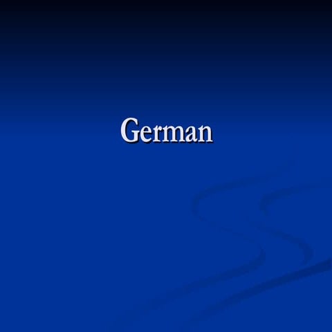 German | PPT