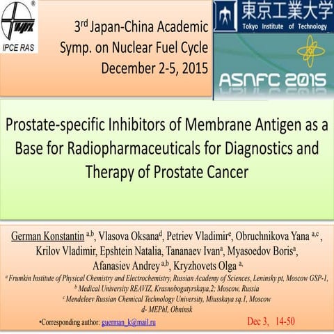 German pres2-prostate membrane antigen | PPT